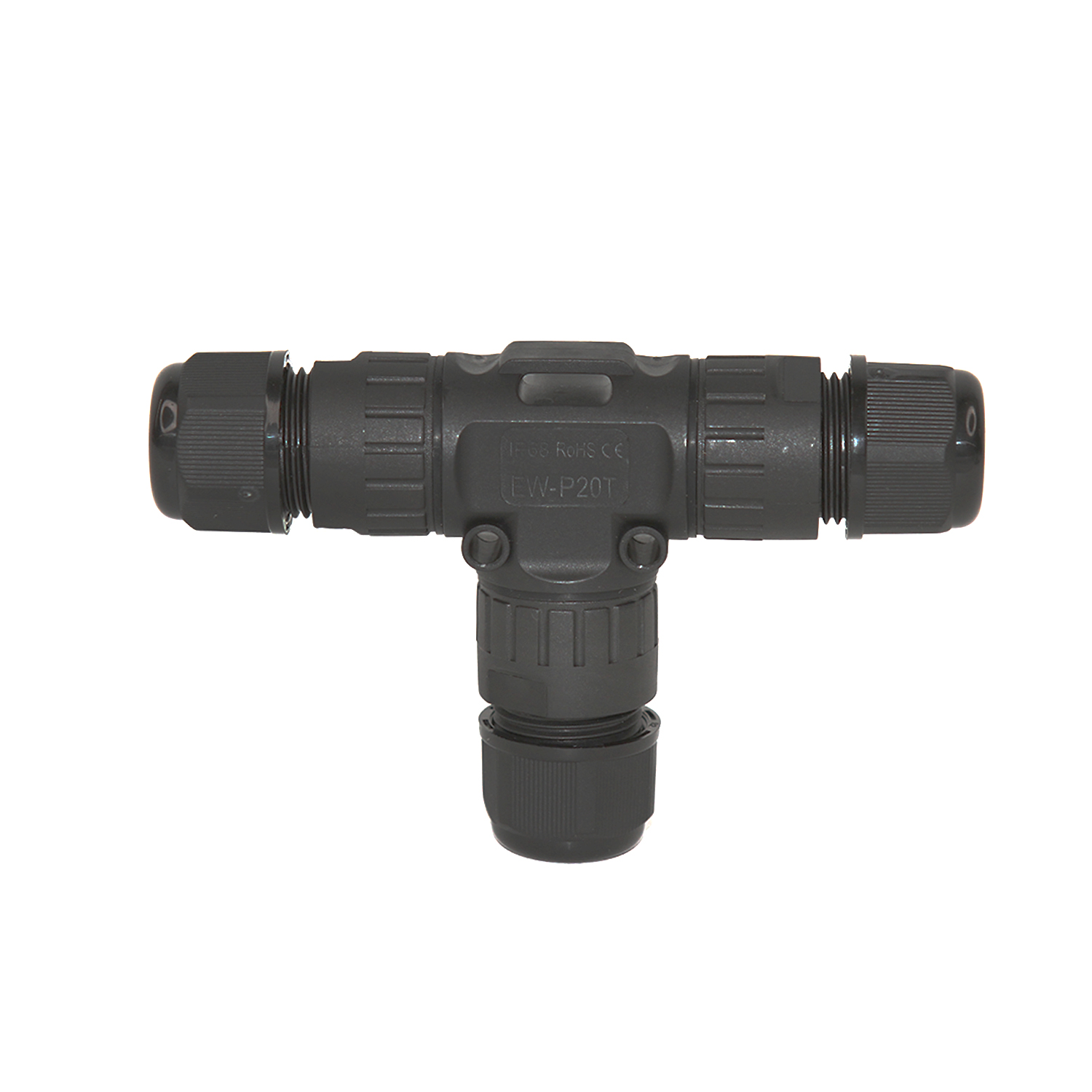 3 Pin Screwless Waterproof T Connector